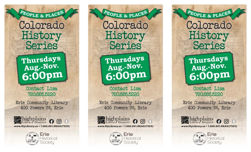 Program Spotlight: High Plains Library District’s People & Places in ...