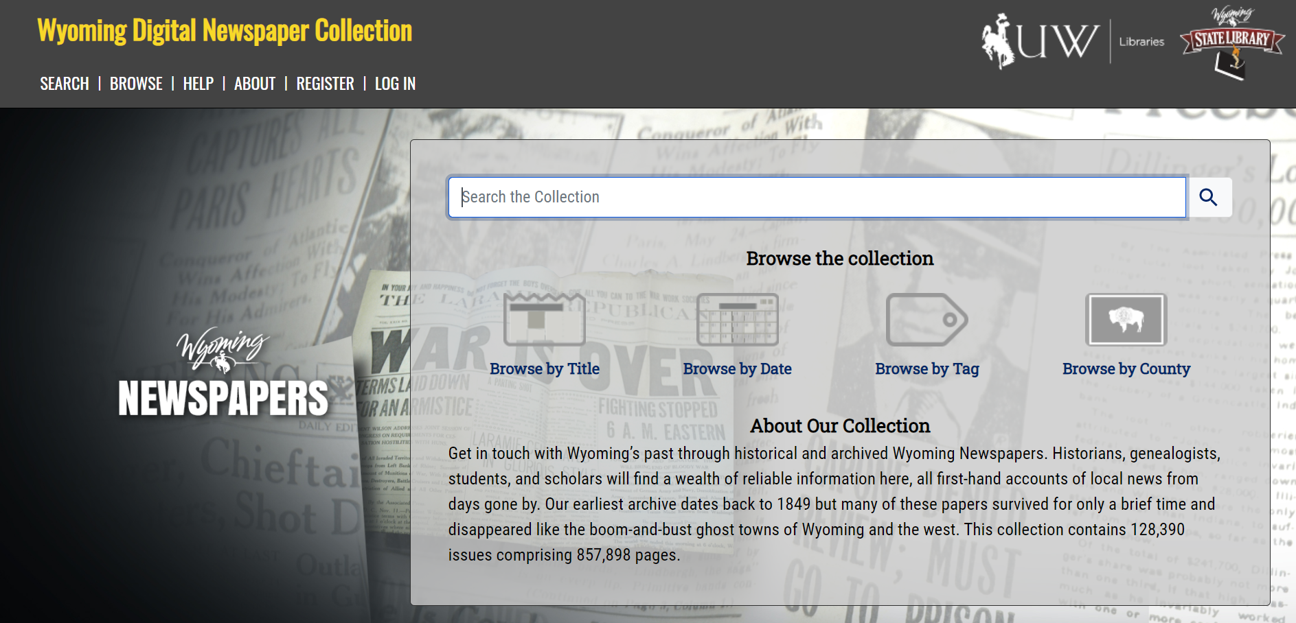 Colorado and Wyoming Launch New Historic Newspapers Collection Online ...