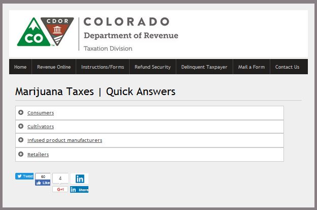 Marijuana Taxes – Colorado Virtual Library