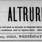 Colorado Historic Newspapers – Colorado Virtual Library