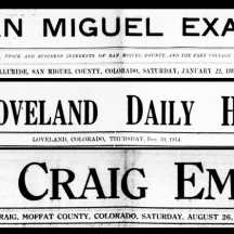 Free Access to Digitized Historic Newspapers: Colorado and Beyond ...